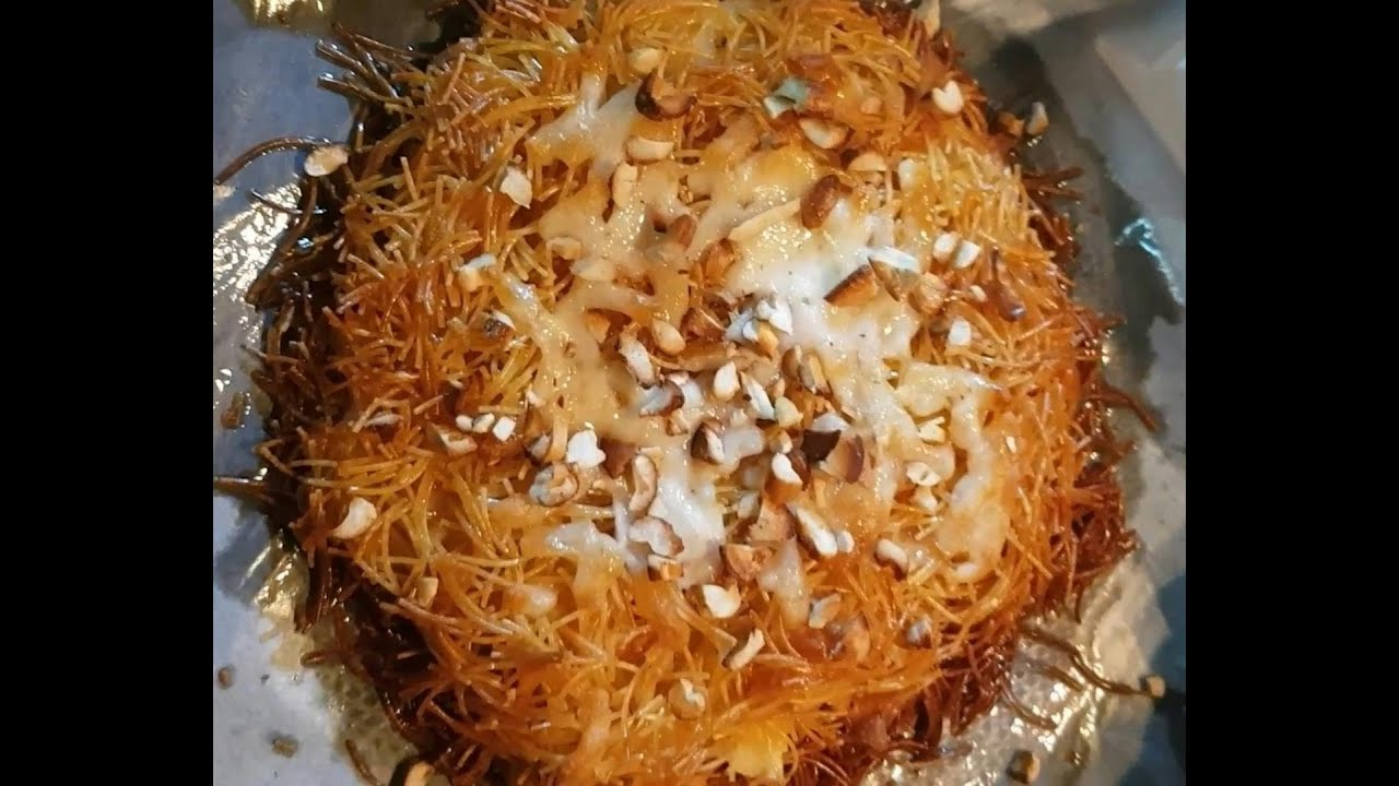 Delicious kunafa made at home | Cheesy!!!!!! - YouTube