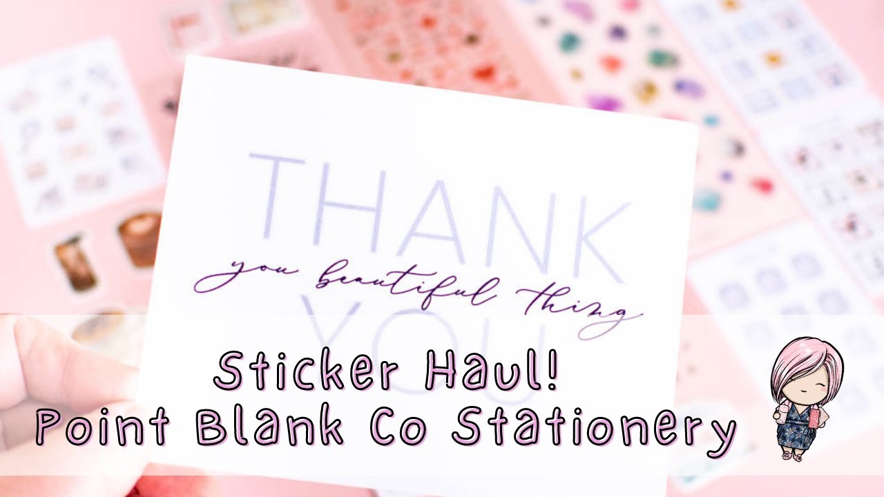 Sticker Haul - Transparent & Aesthetic - YouTube