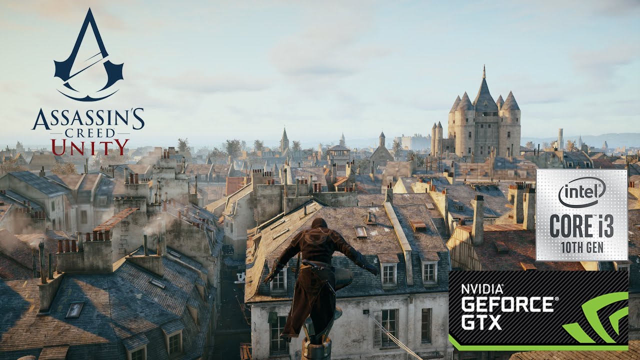 Test Assassin Creed Unity di VGA GTX 1050 TI feat I3 10100F - YouTube
