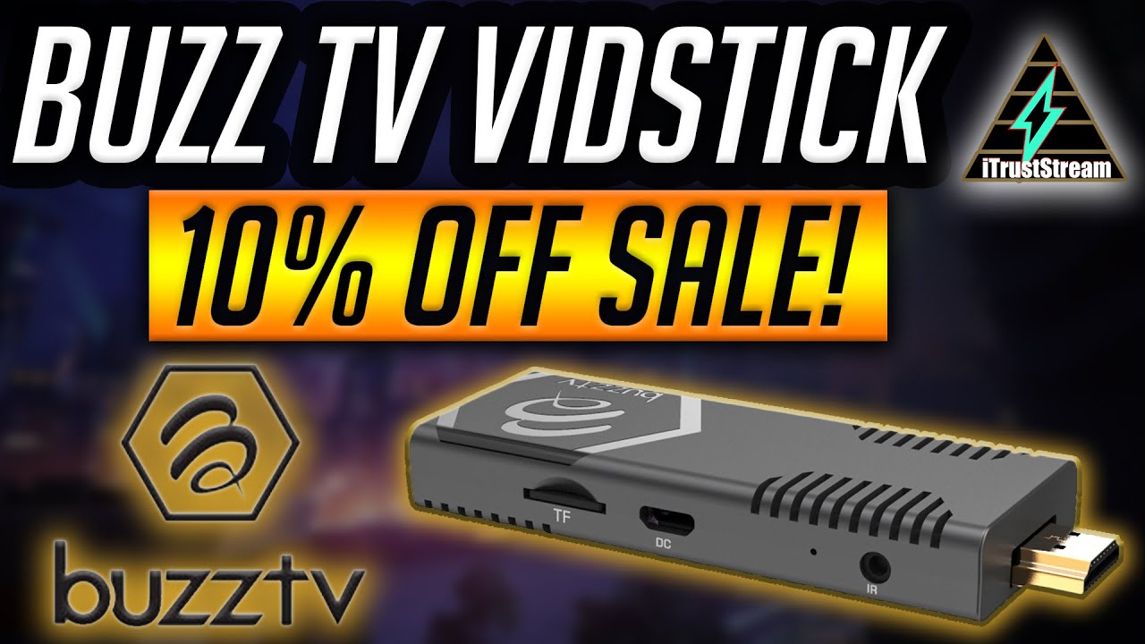 BUZZ TV VIDSTICK ST4000 - 10% OFF PROMO - YouTube