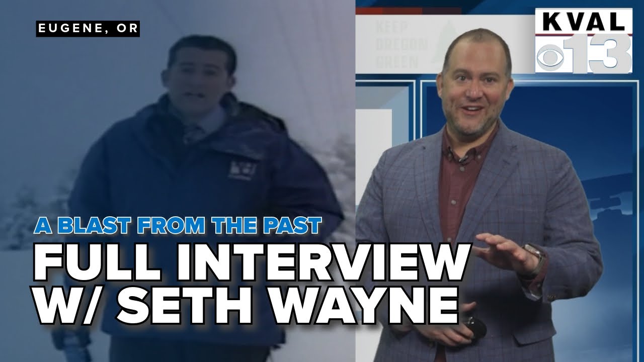 A Blast From the Past: Seth Wayne returns to KVAL's studio for the day ...