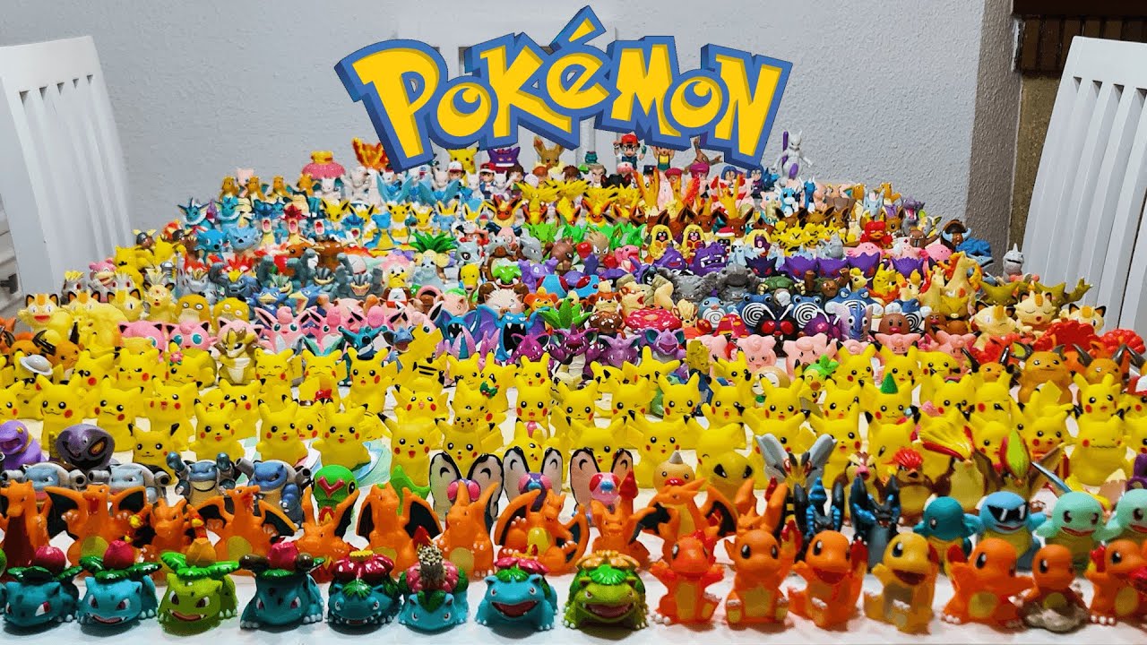 Colección Completa +460 figuras Pokémon Bandai Kids Kanto (poses ...