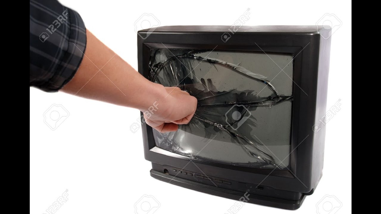 I PUNCHED MY TV!!! - YouTube