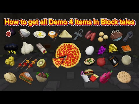 How to get all Demo 4 items in Block Tales - YouTube
