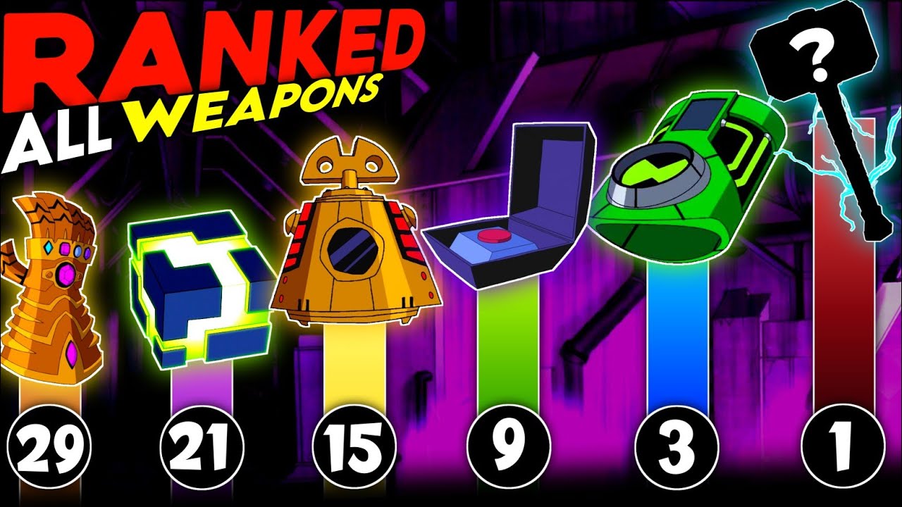 Ranked All Ben 10 weapons | Ben 10 | UB Crash - YouTube