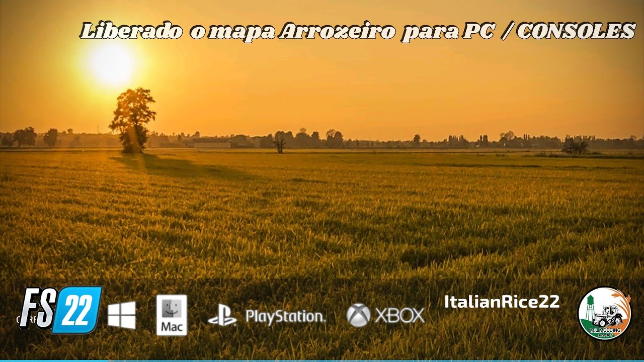 Liberado o mapa Italian Rice mapa arrozeiro para PC / CONSOLES Farming ...