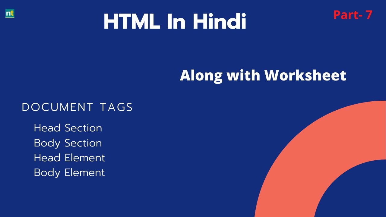 HTML | Class 6 Computer | Document Tags | Head section | Body Section ...