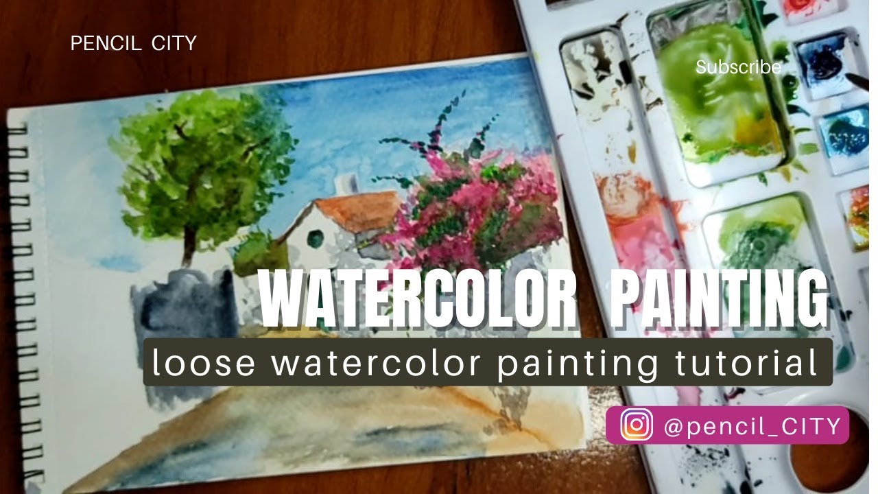 Mastering Watercolor Magic: Step-by-Step Painting Tutorial |watercolor ...