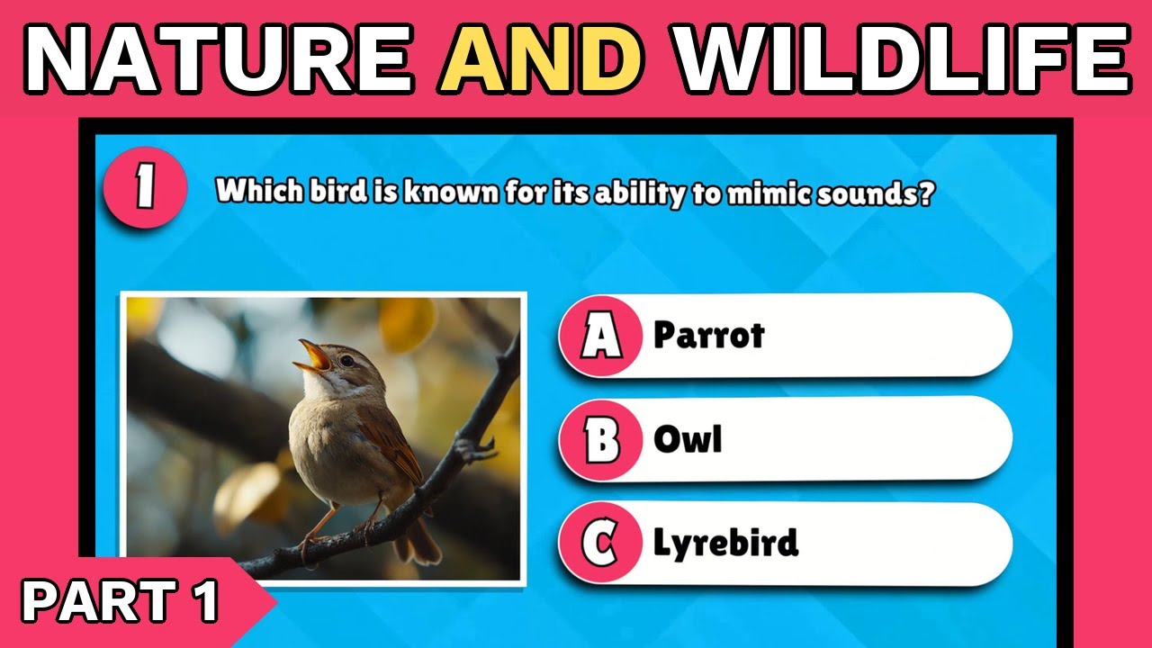 Ultimate Nature and Wildlife Quiz | Test Your Knowledge with 10 Fun ...