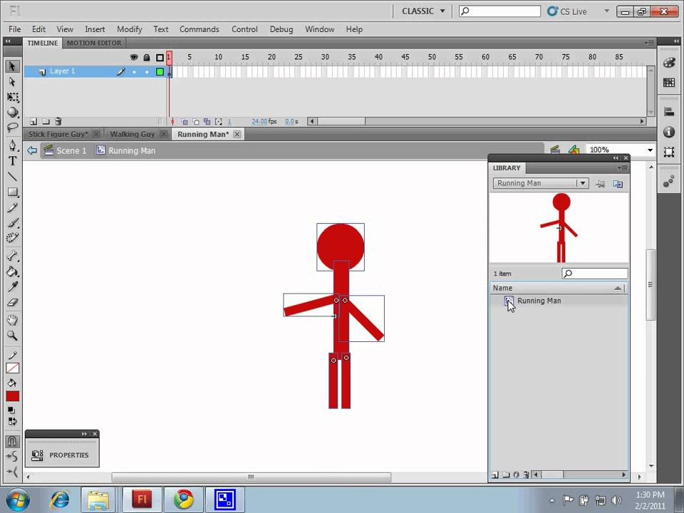 Tween and Frame by Frame Animation - YouTube