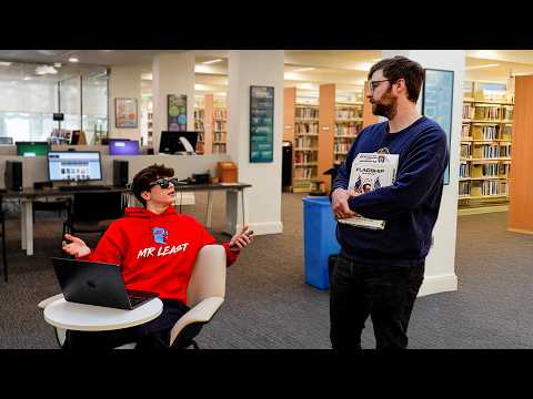 Disturbing Sounds In Library Prank
