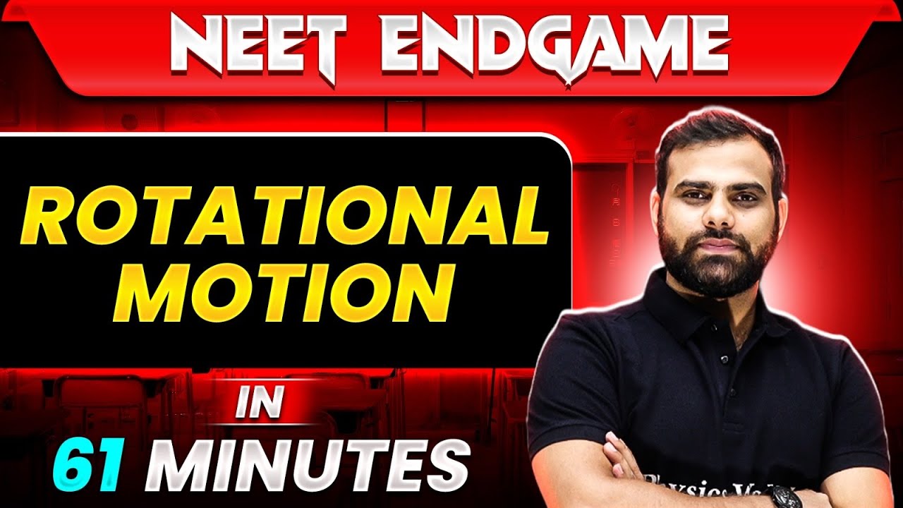 ROTATIONAL MOTION in 61 Minutes || NEET 2024 - YouTube