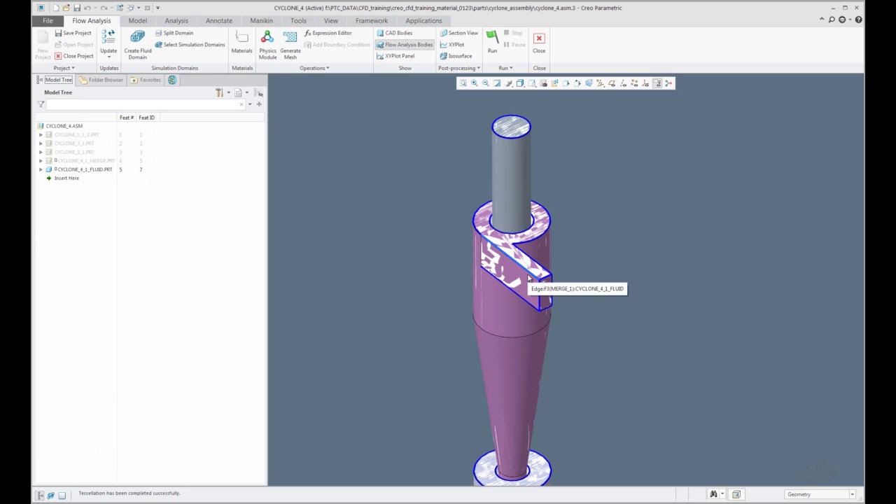 Creo Flow Analysis Extension - YouTube