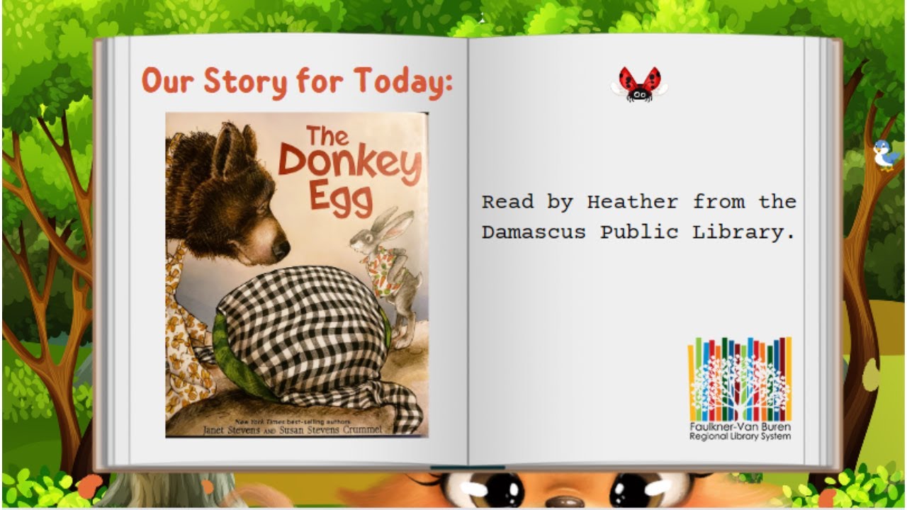 Storytime: The Donkey Egg by Janet Stevens and Susan Stevens Crummel ...
