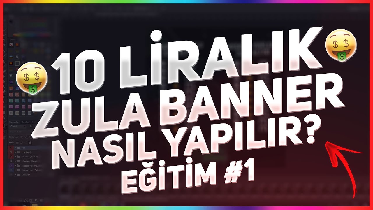 Zula Banner Tasarımı Nasıl Yapılır? #Eğitim #1 10 Liralık Zula Banner ...