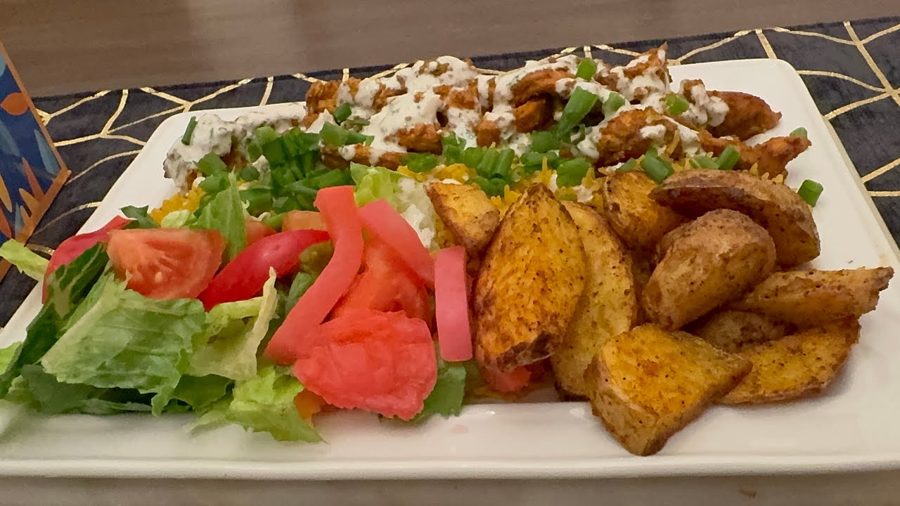 Ultimate Chicken Shawarma Plate: Your Complete Meal in One Bite - YouTube