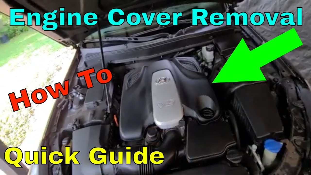 Genesis Sedan Engine Cover Removal (Quick Guide) - YouTube