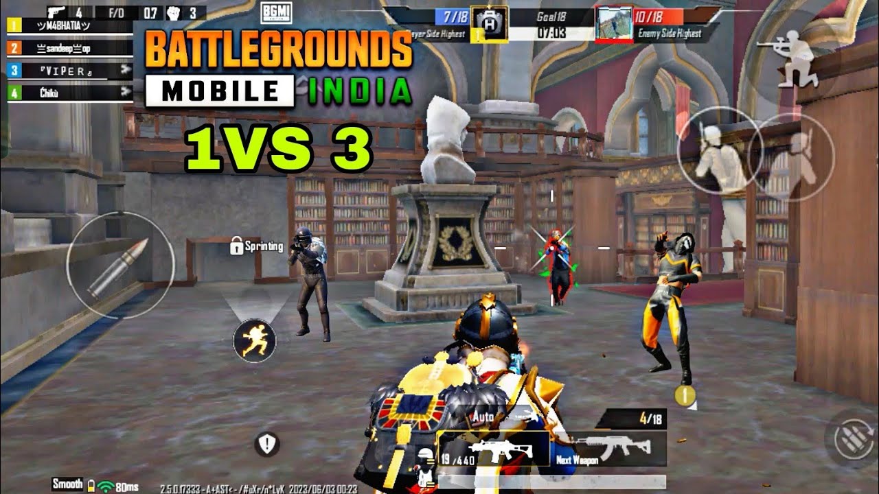 Victor 1VS 3 Match ' Battleground Mobile India Android gameplay 🔥😱 ...