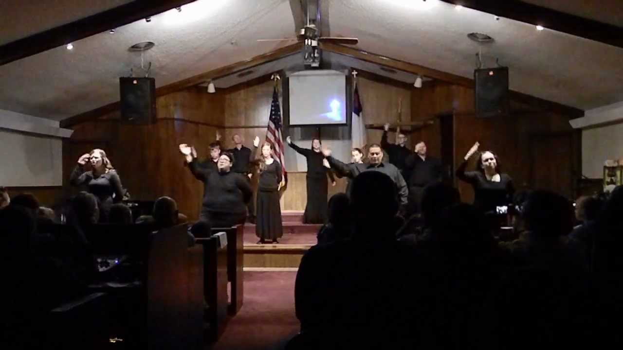 Hardin UPC Now Behold the Lamb Sign Language - YouTube
