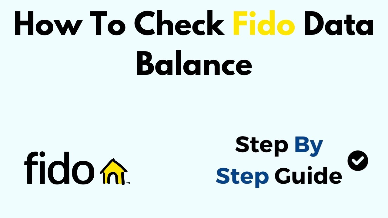 How To Check Fido Data Balance - YouTube