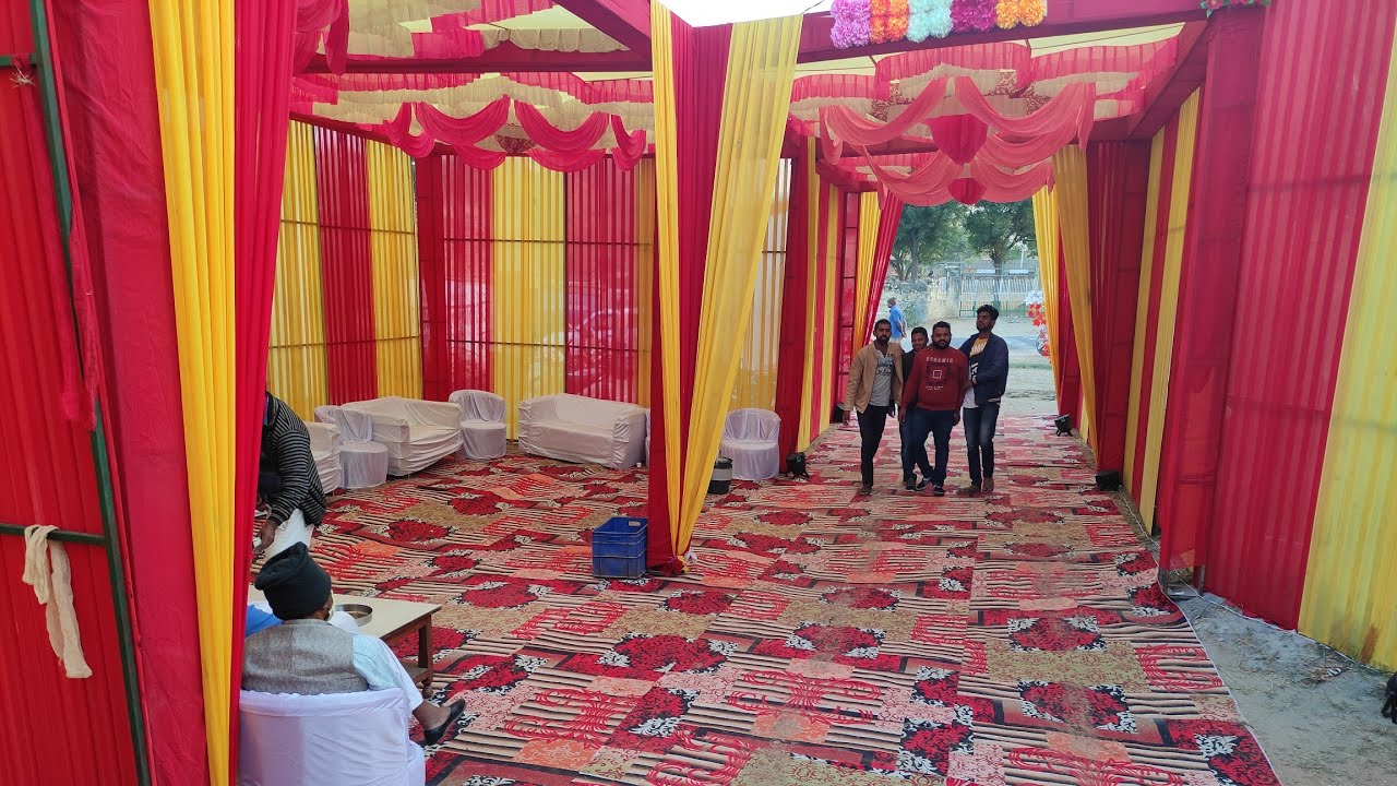 panwar tent House chirawa - YouTube