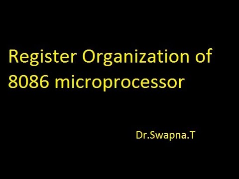 Register Organization of 8086 - YouTube