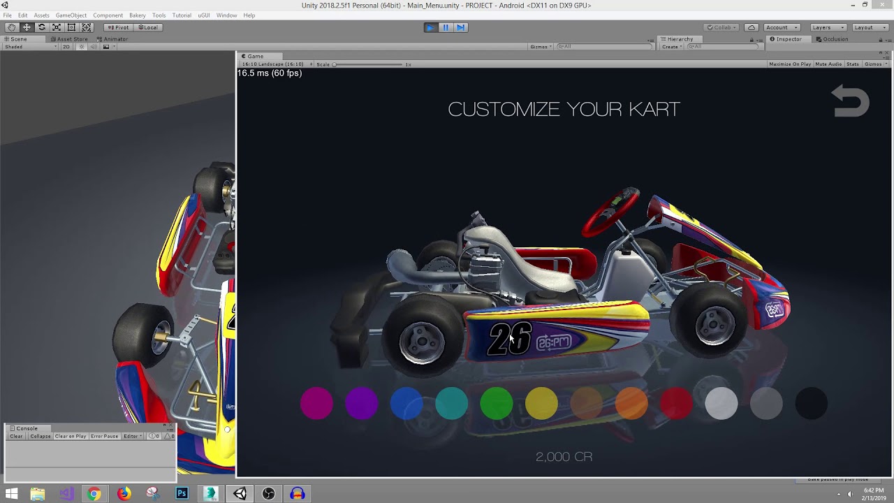Sprint Kart Racing - Kart Mesh Final Iteration - YouTube