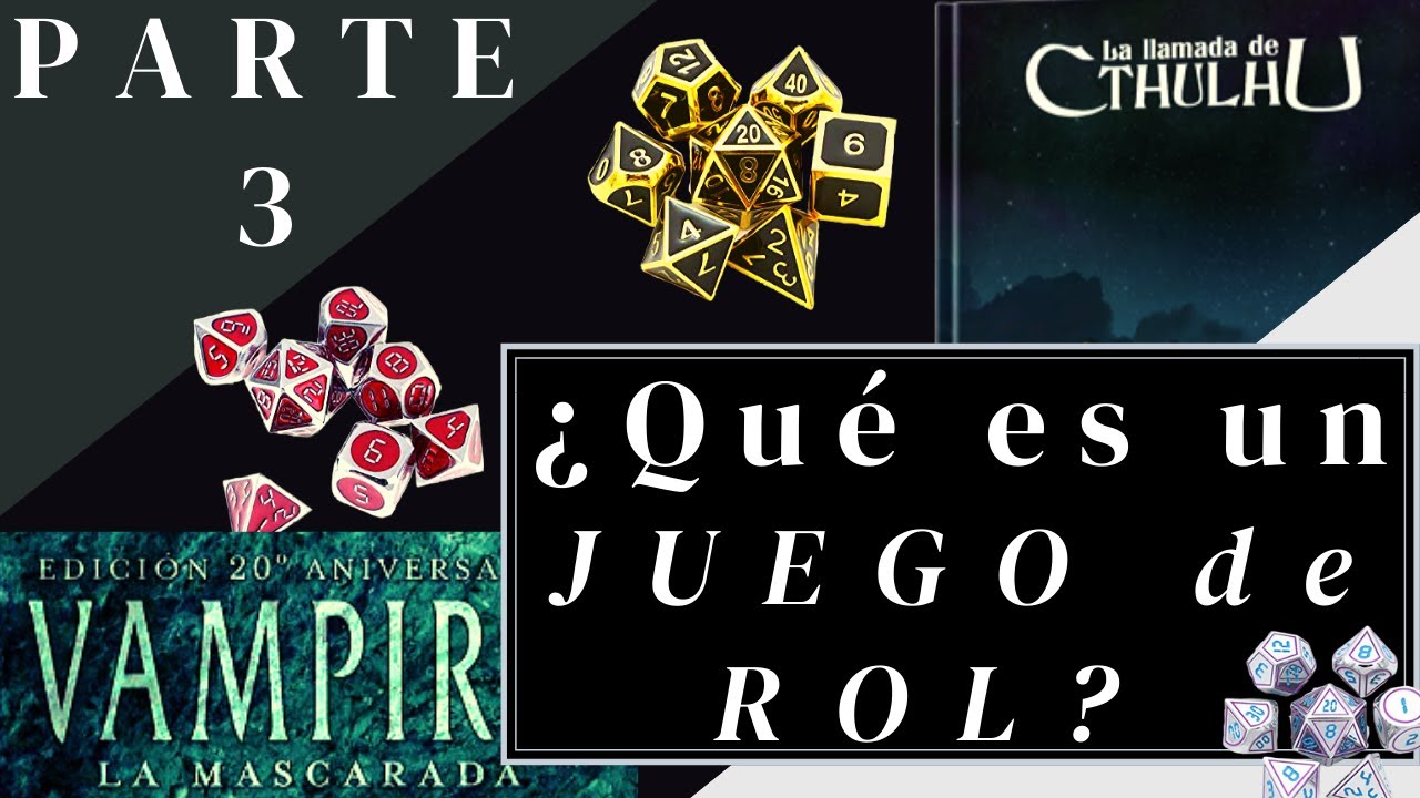 JUEGOS DE ROL ¿QUÉ ES? ¿Cómo JUGAR? PARTE 3 Explicación básica fácil ...