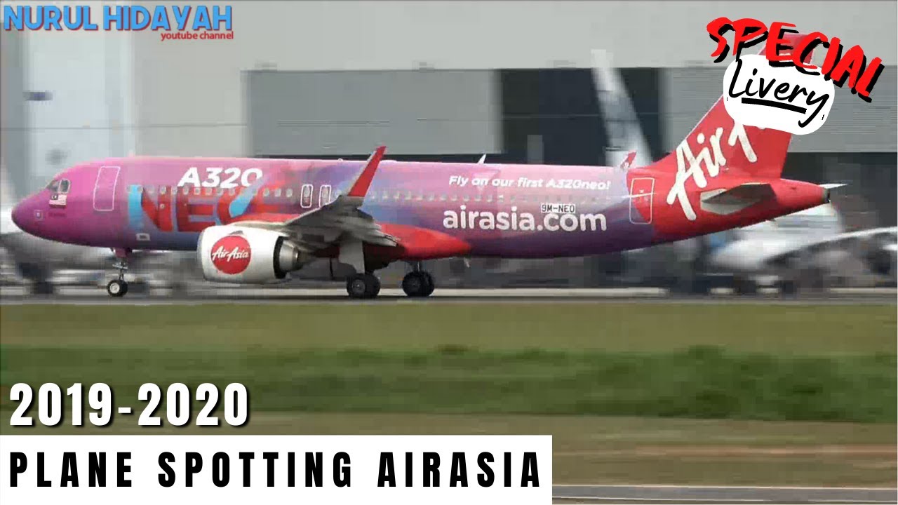 Plane Spotting AirAsia Special Liveries (2019 & 2020) - Kuala Lumpur ...
