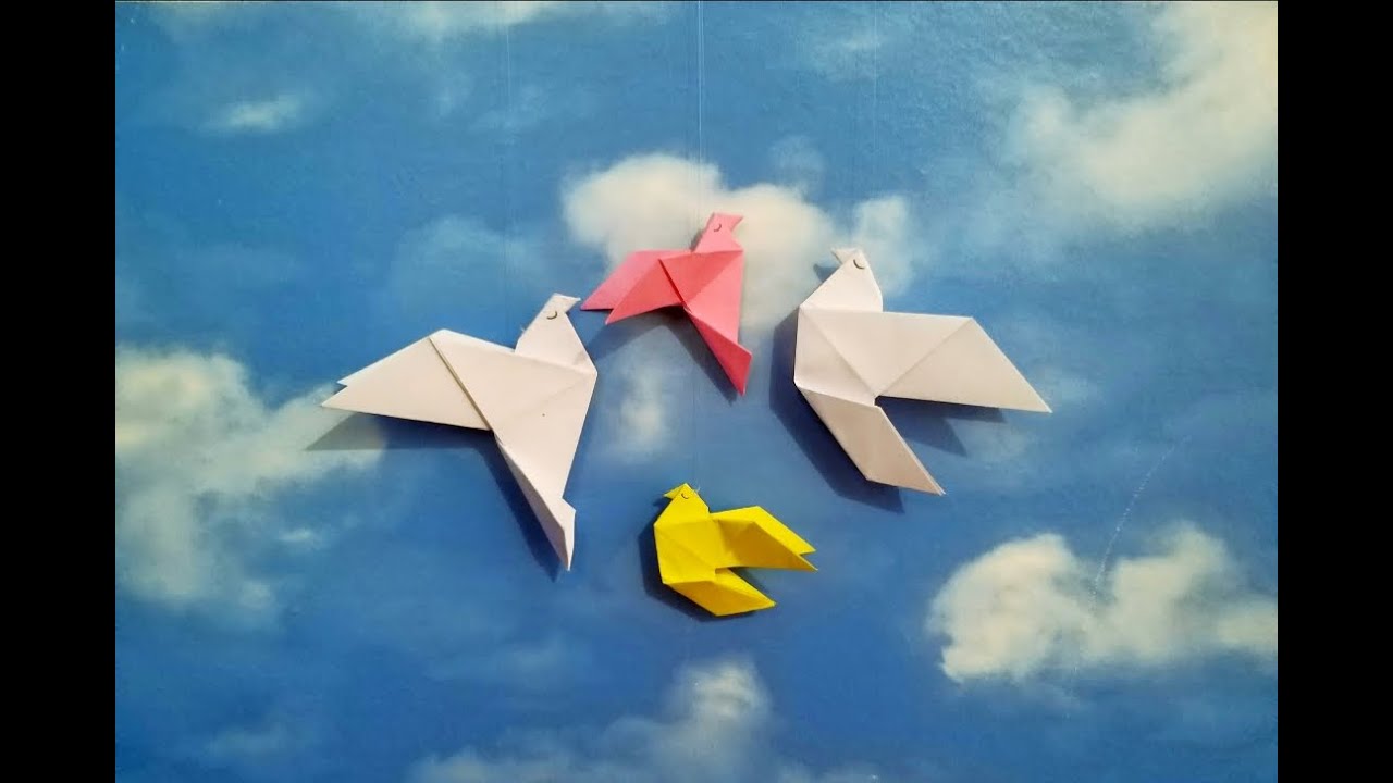 Origami Dove - Origami Colomba - YouTube