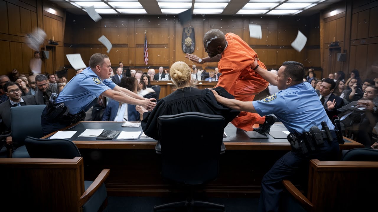 Courtroom Chaos: Convict Attacks Judge During Trial—What Happened Next ...