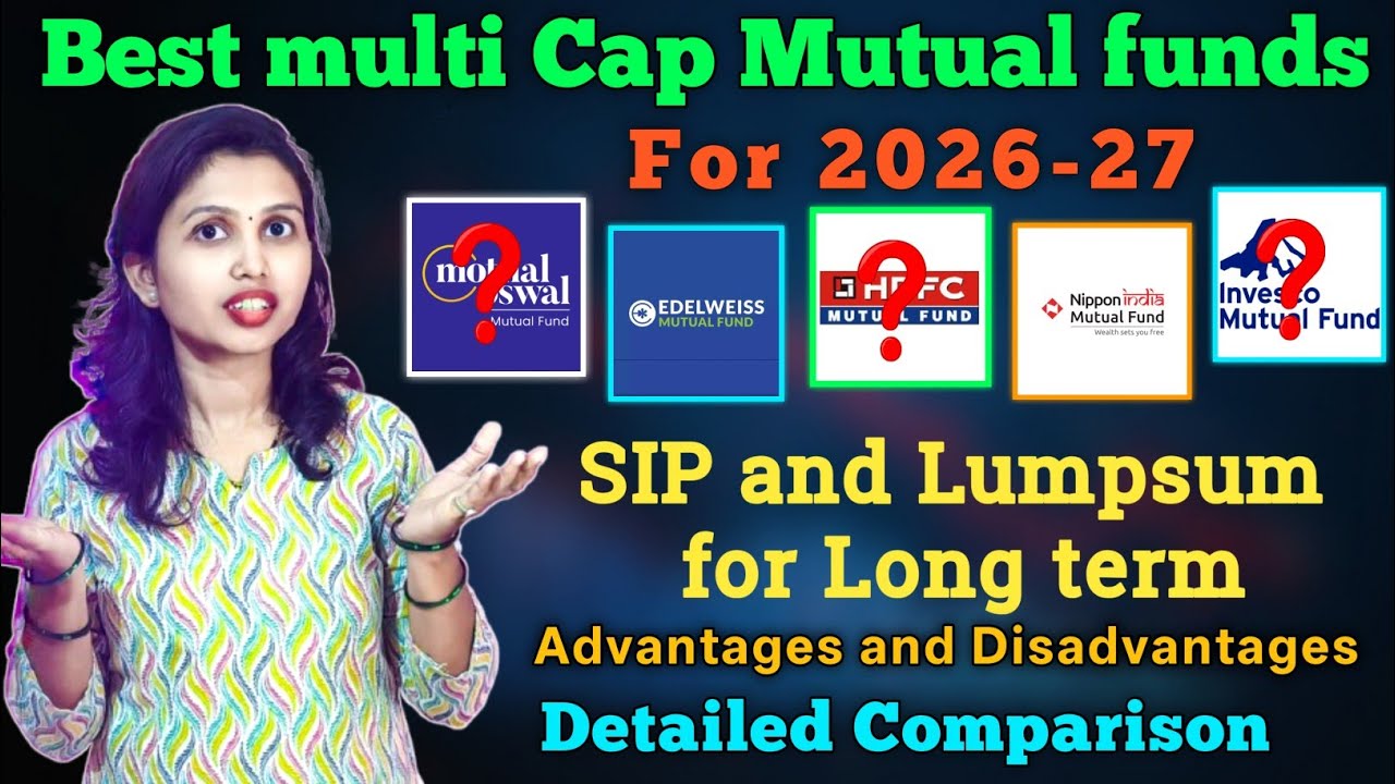 Best 5 multi cap mutual funds । Best Multi cap funds comparison । Multi ...