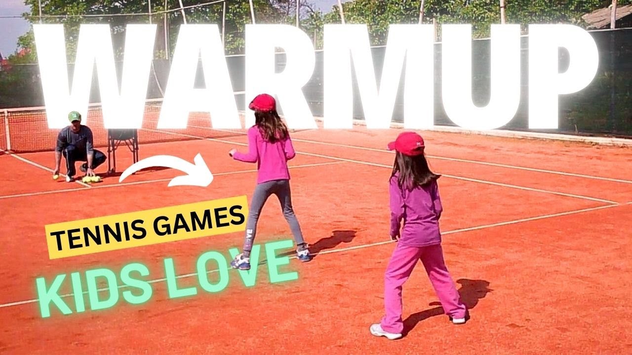 Juinor Girls Tennis Warm Ups Tennis Drills For Kids 10 And Under