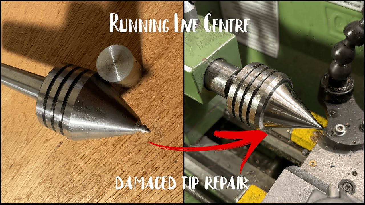 Running Centre Repair on CNC Warco WM180 - YouTube