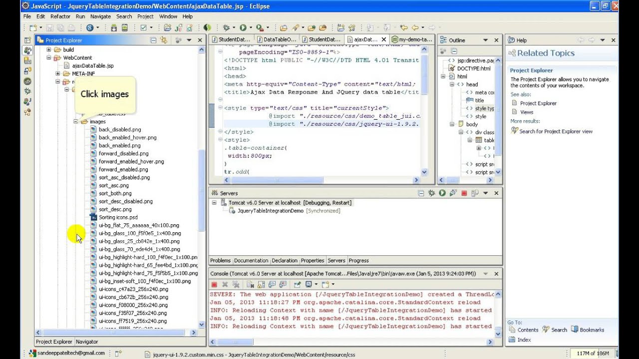 Jquery Datatable Ava Ajax Integrationmov Youtube