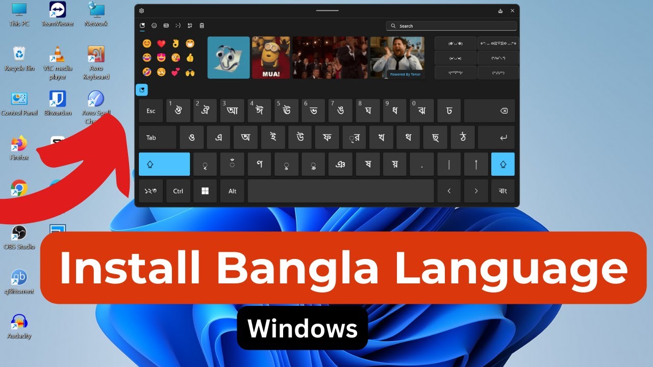 Download and Install Bangla Language/font in Windows 11/10 - YouTube