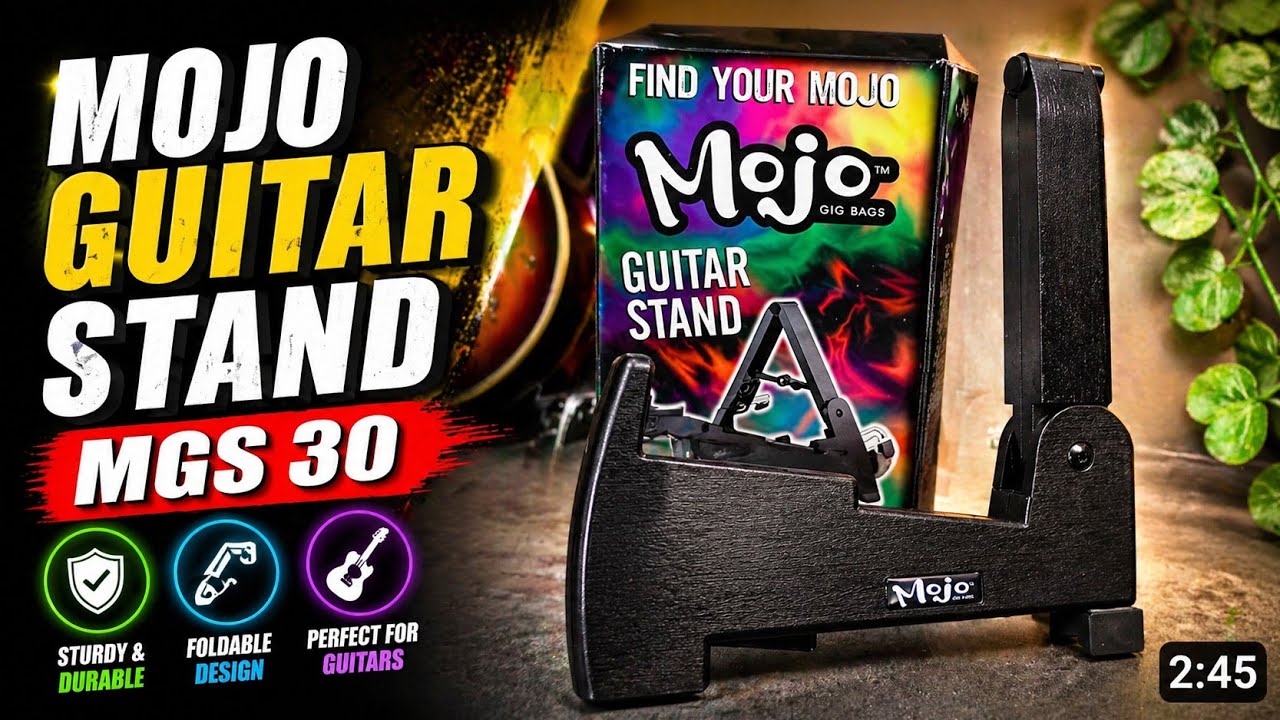 Mojo Guitar Stand MGS 30 || Guitar folding stand - YouTube