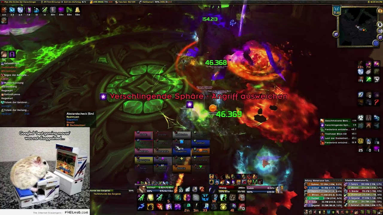 Felhounds of Sargeras [Antorus Mythic] Resto Shaman PoV - YouTube