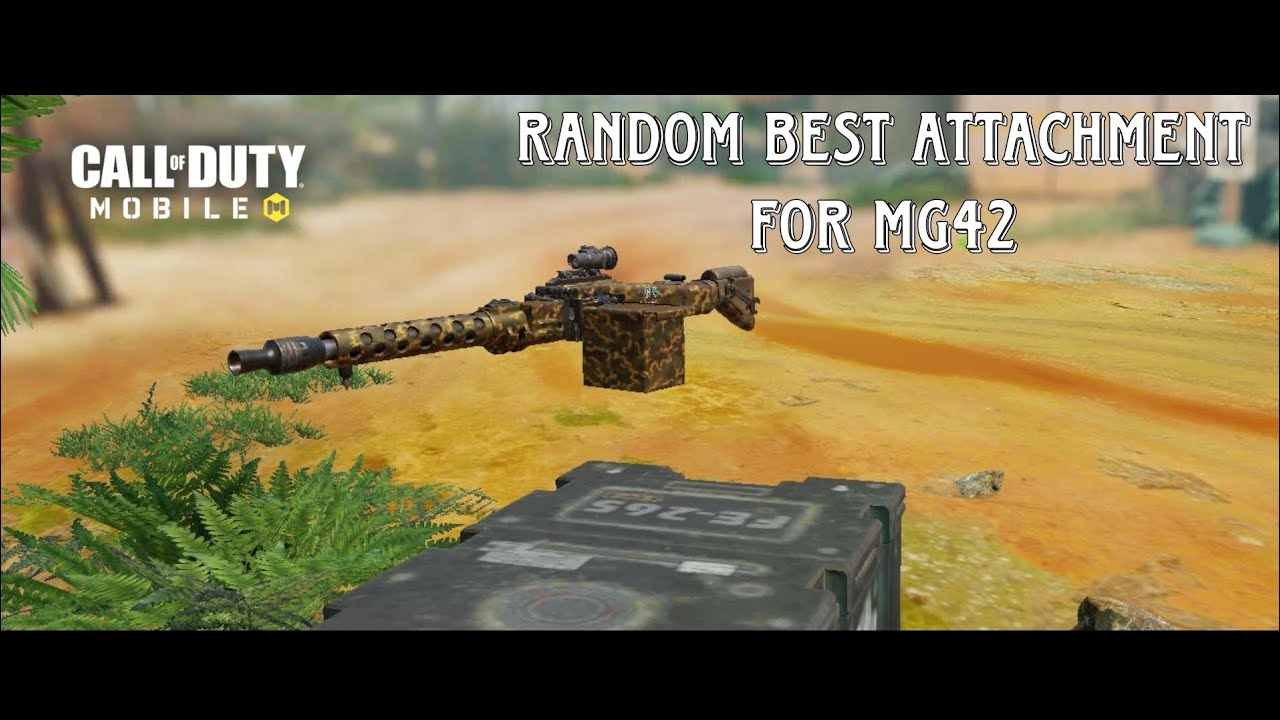 [CODM] One of The best Attachment For MG42 - YouTube