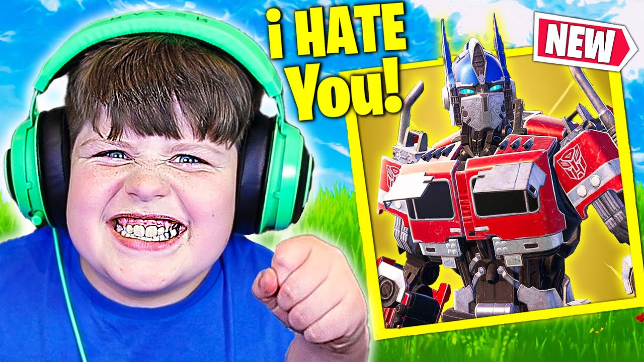 Trolling Him as *FAKE* Optimus Prime MYTHIC Boss! - YouTube