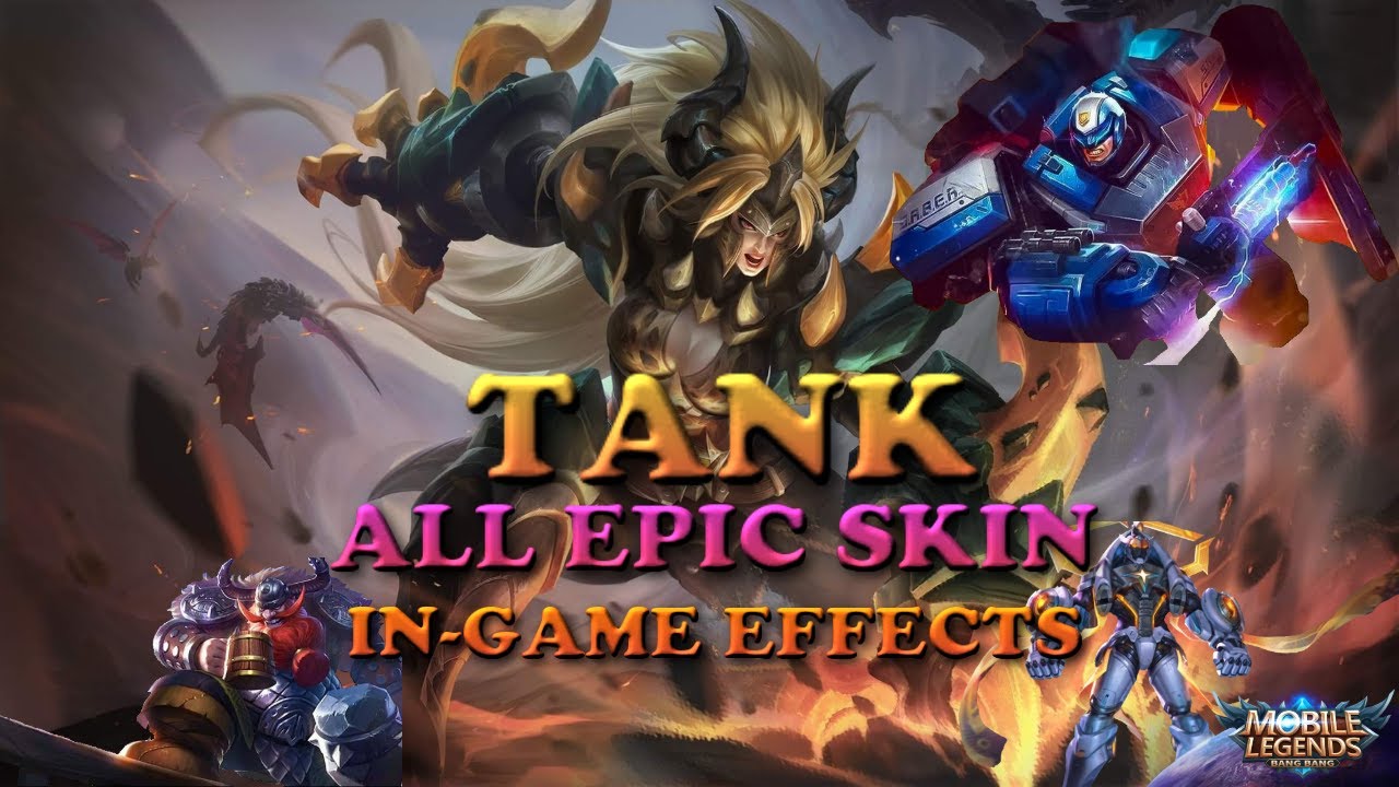 ALL TANK EPIC SKIN IN GAME EFFECTS | TANK HEROES | NEW SEASON ~ MOBILE ...
