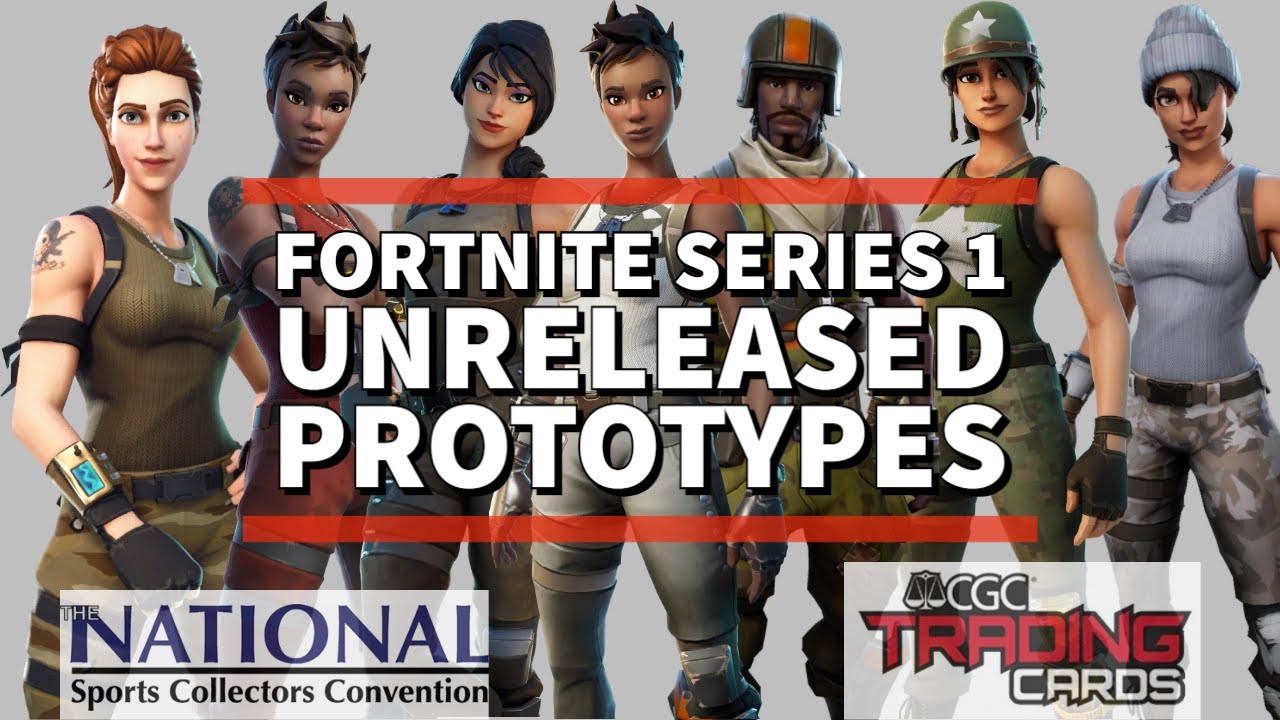 Fortnite Series 1 Unreleased Prototypes Graded at the National with CGC ...