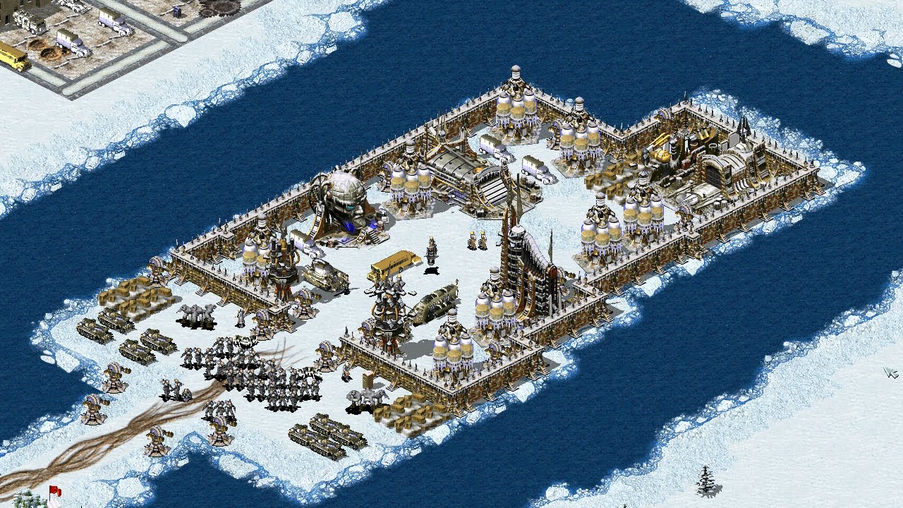 Red Alert 2 | Extra Hard AI | Behind Enemy Lines Map | France vs random ...