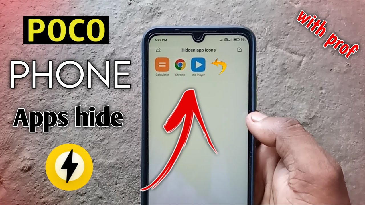 How To hide apps in Poco phone app hide kaise kare | how to hide app in ...