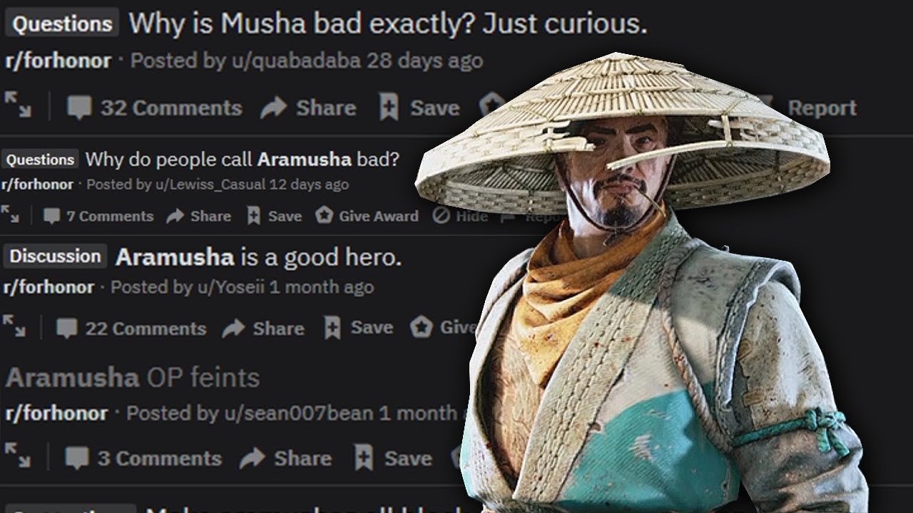 Nerf Aramusha - [For Honor] - YouTube