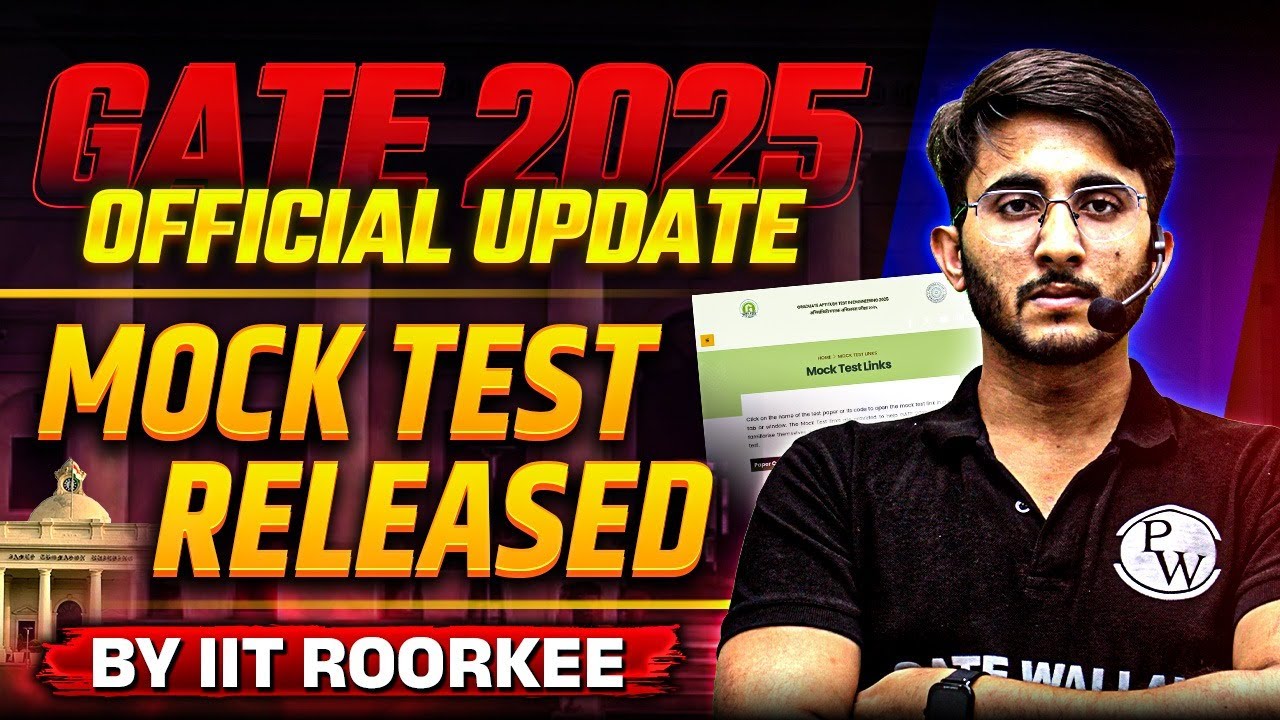 GATE 2025 Mock Test | IIT Roorkee Released GATE Mock Test | How to ...