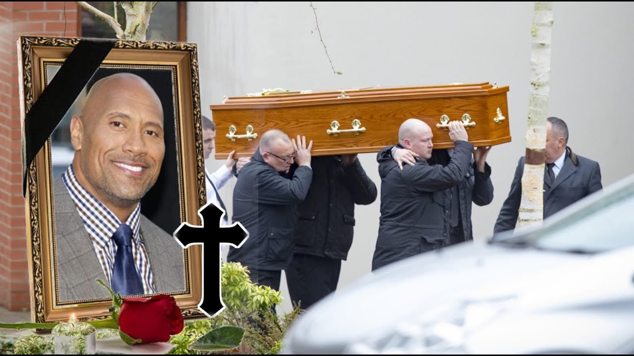 At The Rock's tragic funeral! Vin Diesel and Jason Statham and millions ...