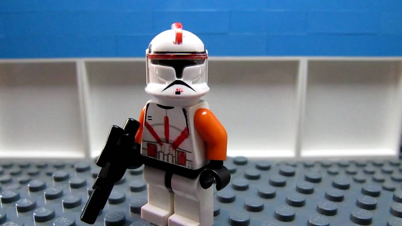 Custom LEGO Minifigure: Star Wars Clone Commander Cody - YouTube