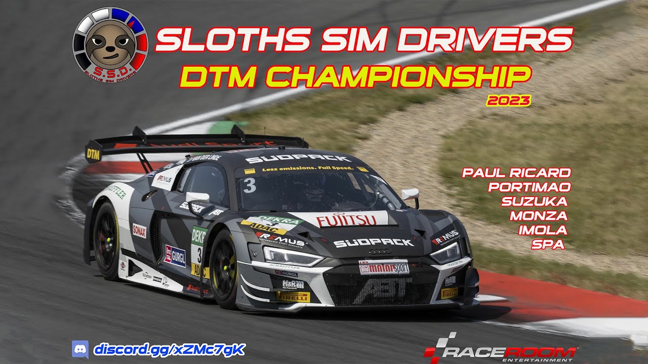 Sloths Sim Drivers DTM Race 4 - Suzuka - YouTube