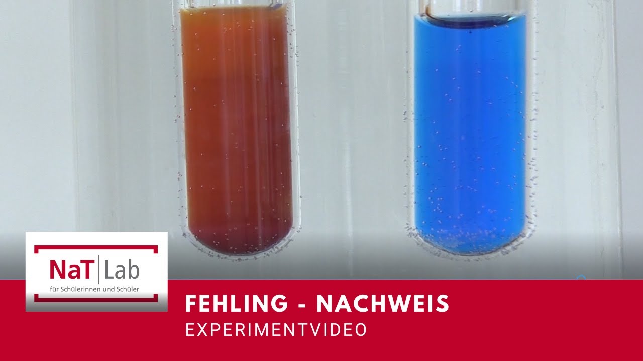 Die Fehling-Probe – Experiment für den Unterricht Chemie - YouTube